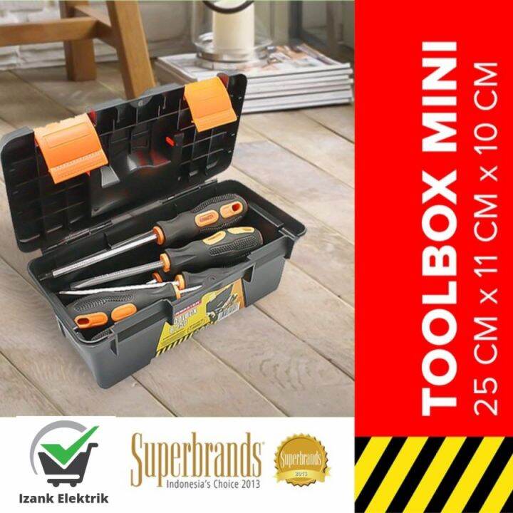 Tool Box Original Kenmaster Mini Tool Box b250 - Box Serbaguna Kecil ...