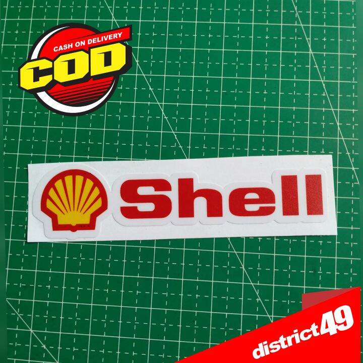 Stiker Print Cut Laminasi Glossy Tahan Air - Stiker SHELL - Stiker ...