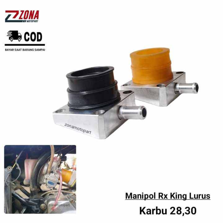 Intake Manipol Manifold Lurus RX King Karbu Ukuran 28 30 | Lazada Indonesia