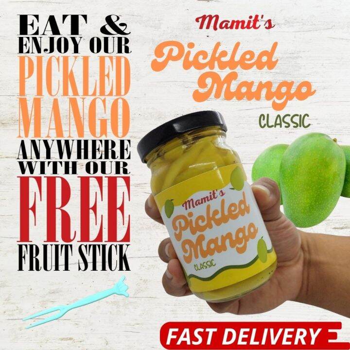 100 Natural Pickled Mango o Burong Mangga gawa sa Carabao na Mangga ...