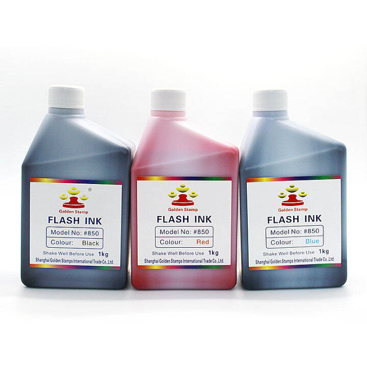 Golden Stamp Flash ink, Flash Stamp Ink, Pre-inked Stamp Ink | Lazada