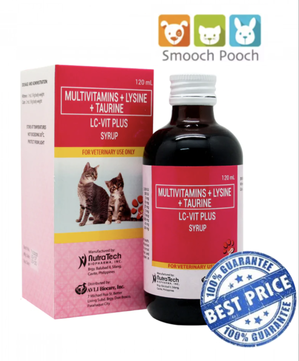 LC Vit Plus Multivitamins Cat and Kitten Syrup 120ml (1 Bottle) | Lazada PH