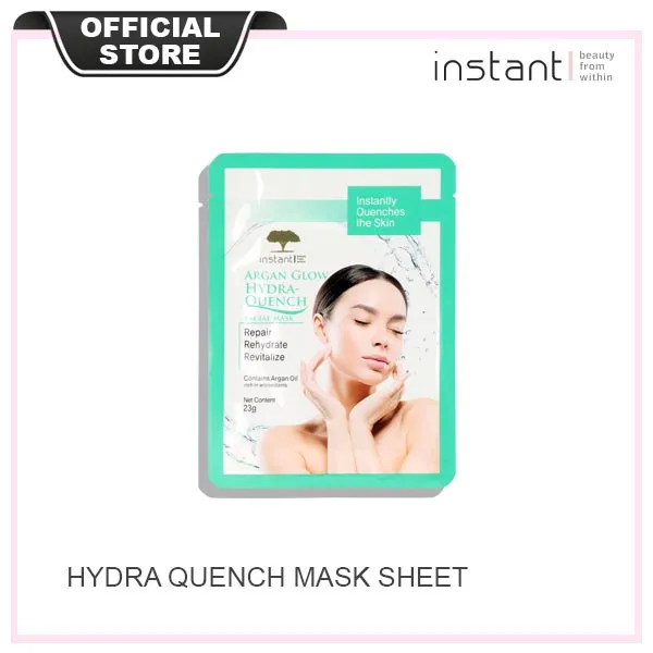INSTANT Argan Glow Hydra Quench Facial Mask Sheet M-AXHQ-S | Lazada PH