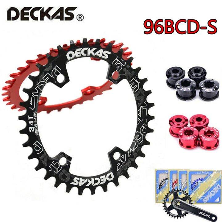 96 BCD-S Oval Chainring MTB Bike 32T 34T 36T 38T Chain Ring Round Mountain Bike Bicycle ...