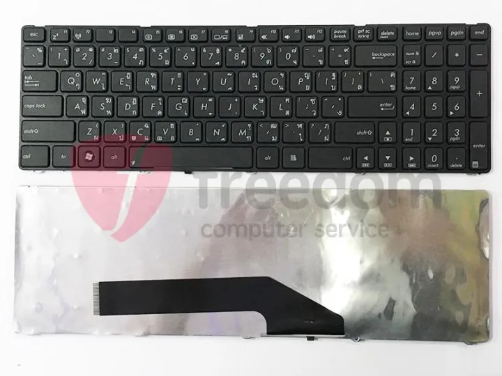 คีย์บอร์ด / KEYBOARD-ASUS K50 K50A K50IE K50I K50IJ (ไทย-อังกฤษ ...