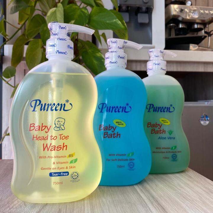 Pureen Baby Bath with Vitamin E 750ml | Lazada