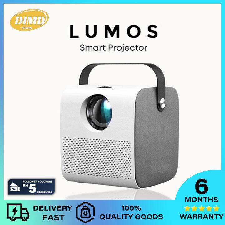 【DIMD】 LUMOS Q3 PRO PROJECTOR High HD Built-in App Android Box Lumos ...