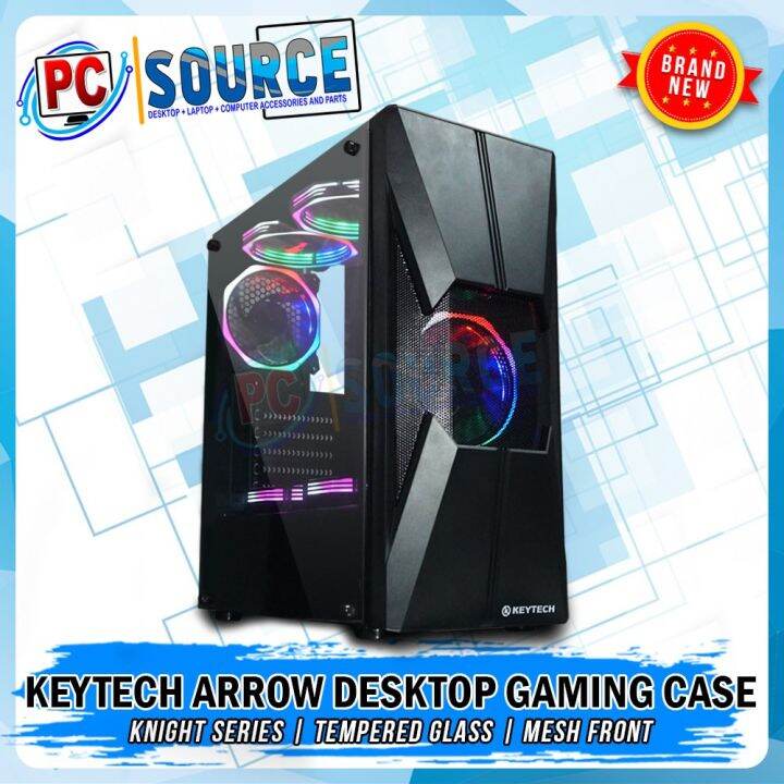 Keytech Arrow Knight Series Midtower Desktop Case | Fits on ATX, Micro ...