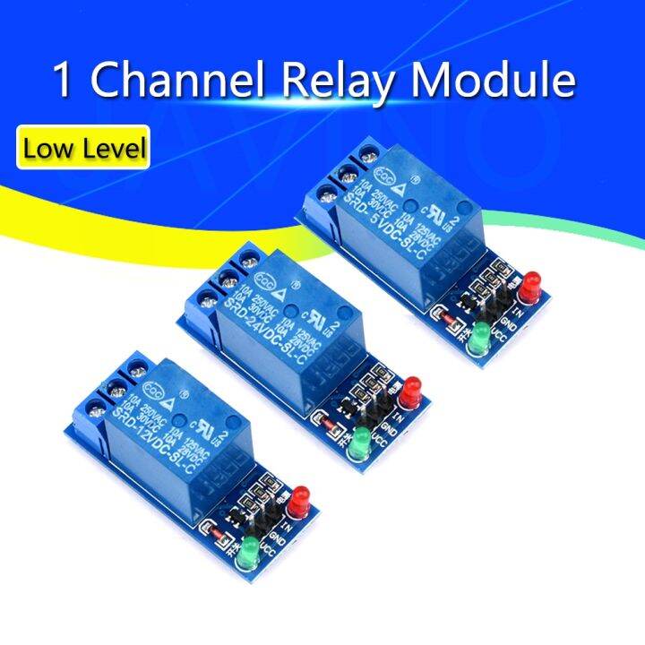 Javino 5V 12V 24V Low Level Trigger 1 Channel Relay Module Interface ...