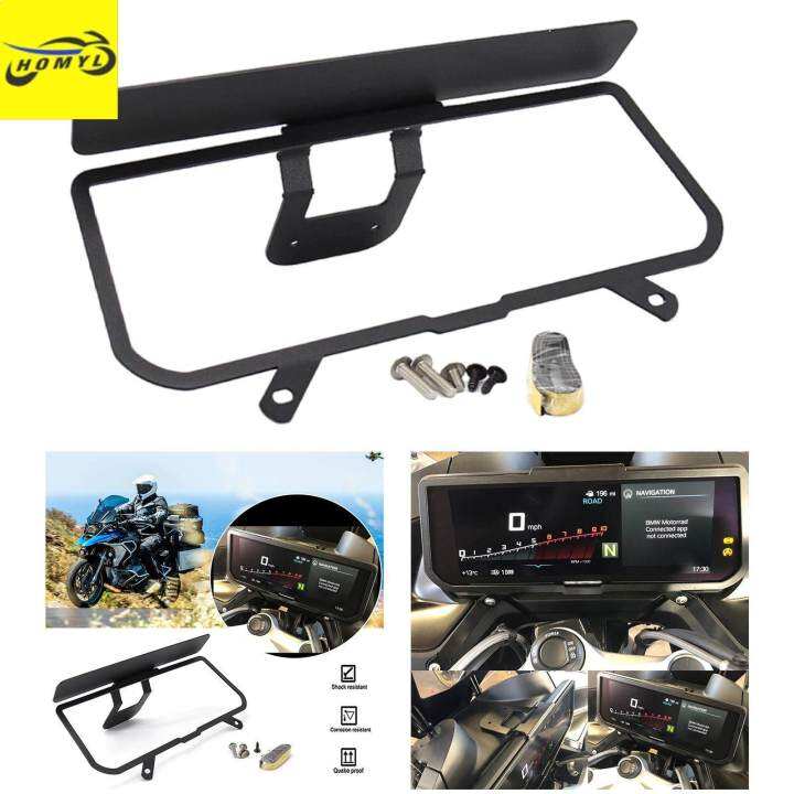 Homyl Meter Frame Cover Replacement Graud Sun Visor for BMW R1250RT ...