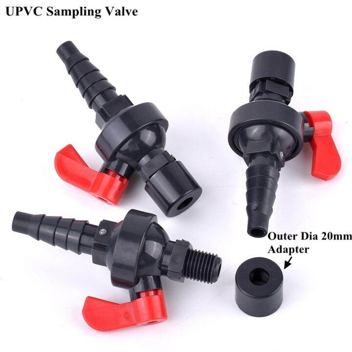 1/4 quot; Male Thread UPVC Sampling Valve Aquarium Accessories Fish ...