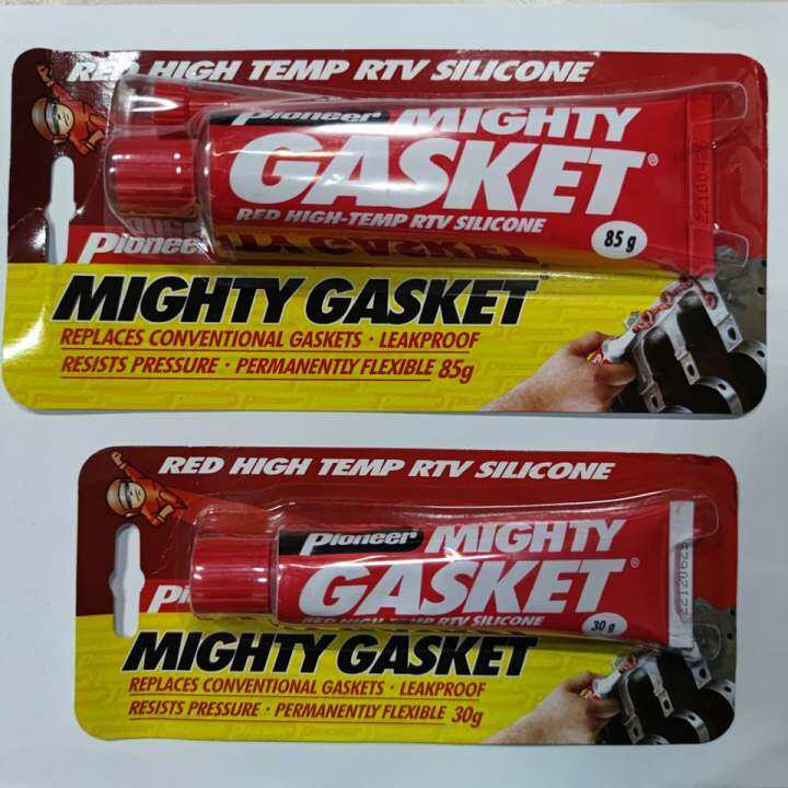 Pioneer MIGHTY GASKET RED HIGH-TEMP RTV Silicone (85g),(30g) | Lazada PH