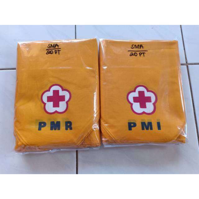 syal pmi / pmr kuning SMA sablon | Lazada Indonesia