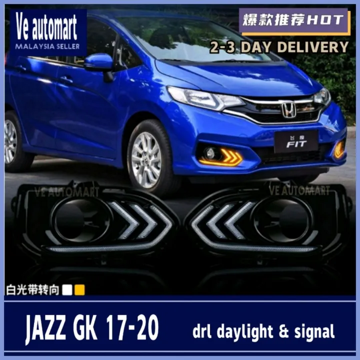 honda jazz GK fog daylight led drl turn signal lamp sport light ...