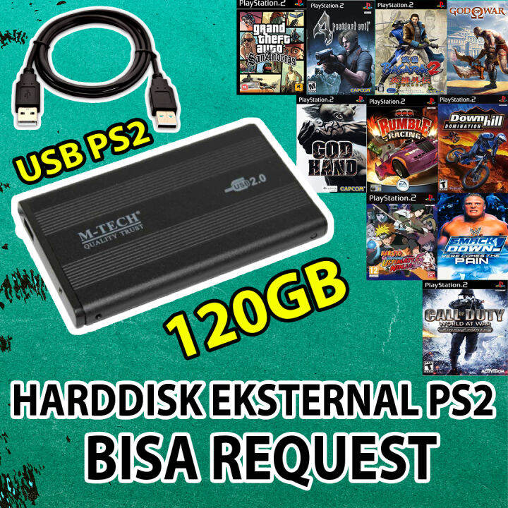 Harddisk External PS2 Hardisk eksternal PS2 120GB BISA REQUEST GAME | Lazada Indonesia
