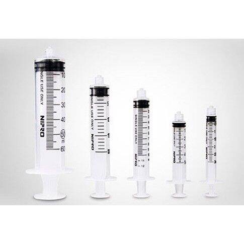 NIPRO SYRINGE LUER LOCK (3ML / 5ML / 10ML / 20ML) | Lazada