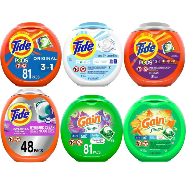 Tide Gain Pods 3-In-1 Laundry Detergent | Lazada PH