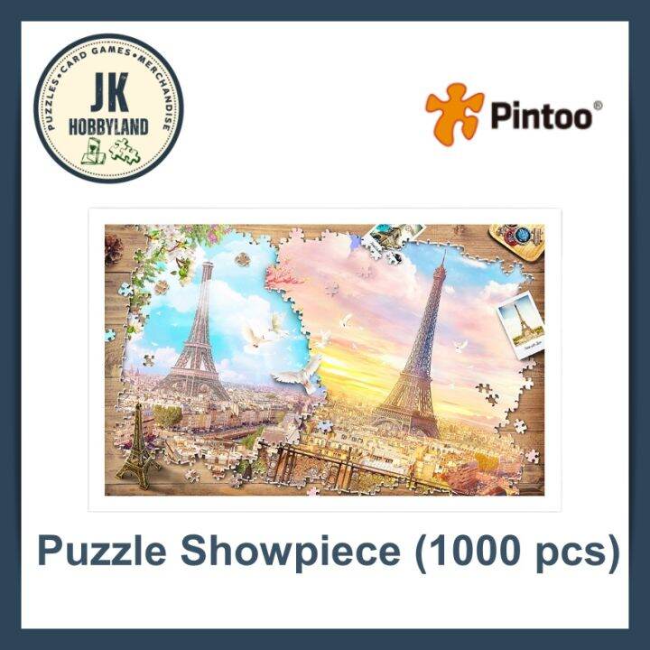 Pintoo | Puzzle in Puzzle - The Magnificent Eiffel Tower Showpiece Puzzle 1000 pcs | Lazada PH