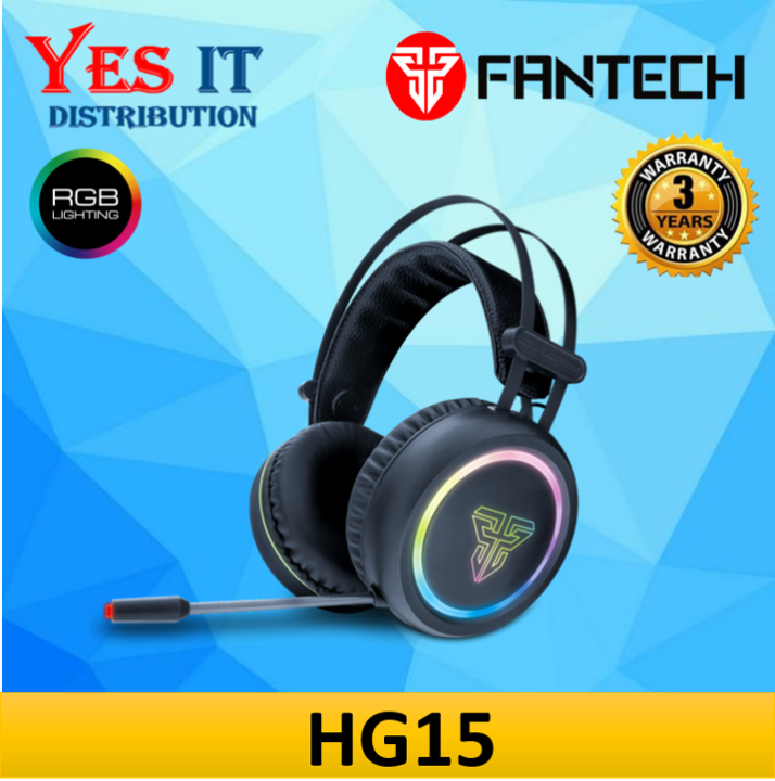 FANTECH Pro Gaming Headset Fantech Hg15 7.1 Channel Rgb Gaming Headset ...