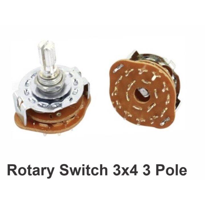 Saklar Rotary Switch Selector 3 x 4 3 Pole | Lazada Indonesia