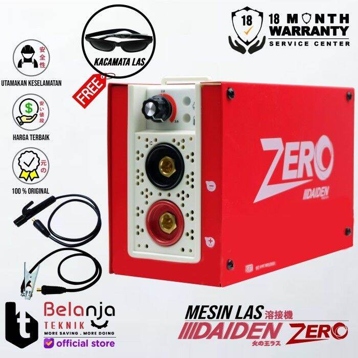 Daiden Zero Mesin Trafo Las Listrik Mini 100 A Travo Las 100A 900 WATT ...