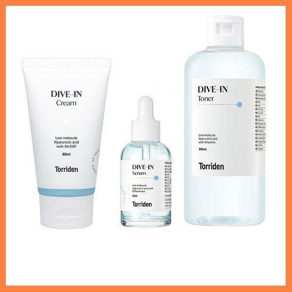 จัดส่งฟรี Torriden Dive-in ตัวเลือก Cream / Toner / Serum ครีมโมเลกุล ...