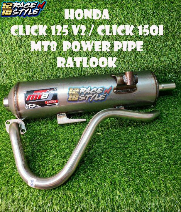 MT8 PIPE HONDA CLICK 125i V2 GAME CHANGER / HONDA CLICK 150i V2 RAT ...