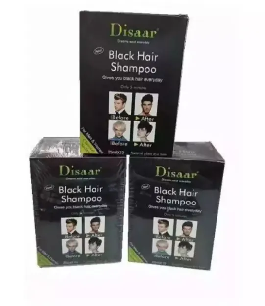 DISAAR Black Hair Shampoo 25mlx10 | Lazada PH