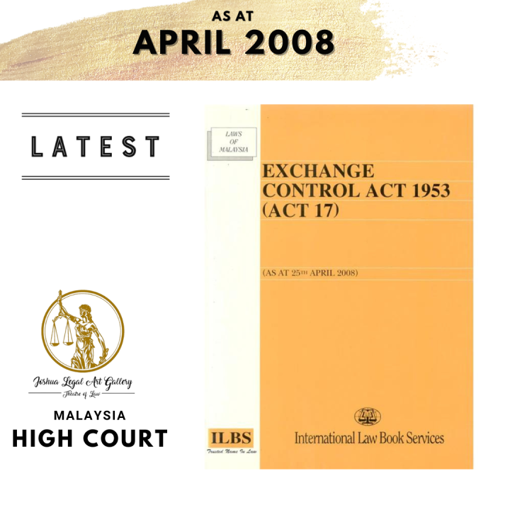 Exchange Control Act 1953 (Act 17) | Lazada