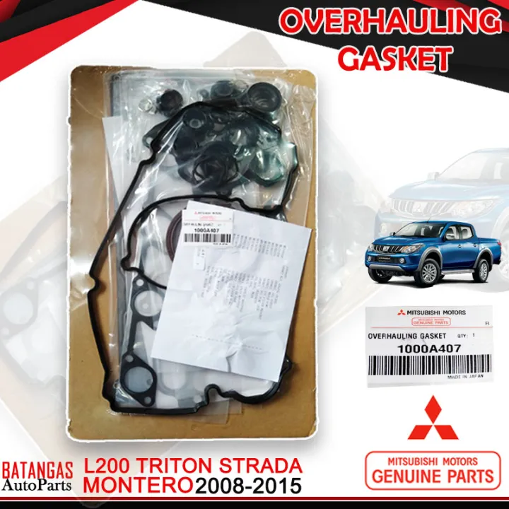 GENUINE OVERHAULING GASKET MITSUBISHI L200 TRITON STRADA 2008-2018 ...