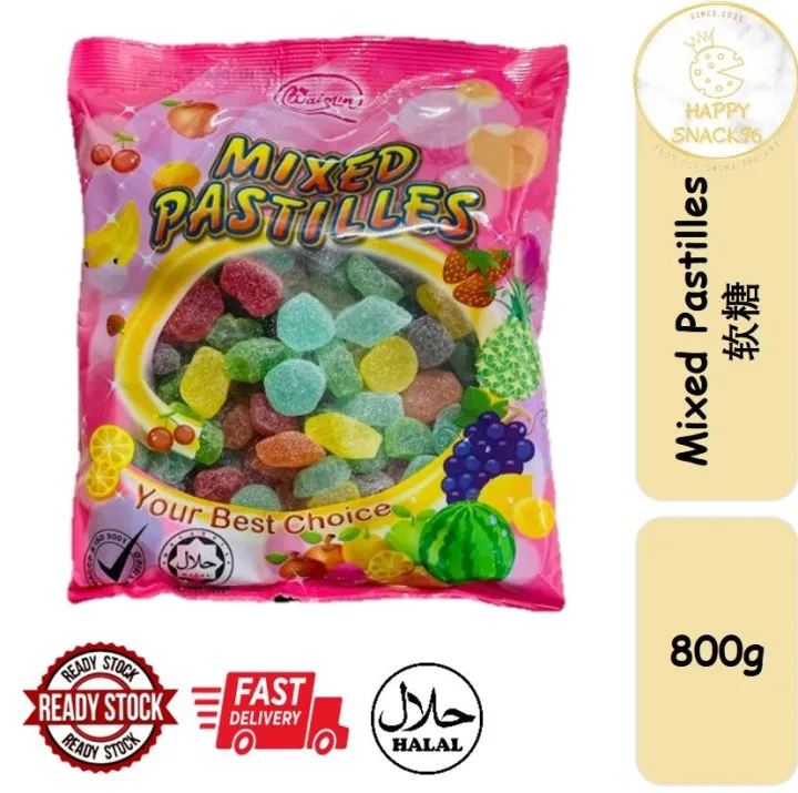 【700g】 Mixed Pastilles / Jelly Sweets / Gula Jelly / Assorted Shape ...