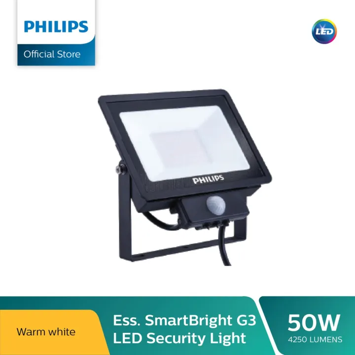 Philips Essential SmartBright LED Security Light 50W | Lazada PH
