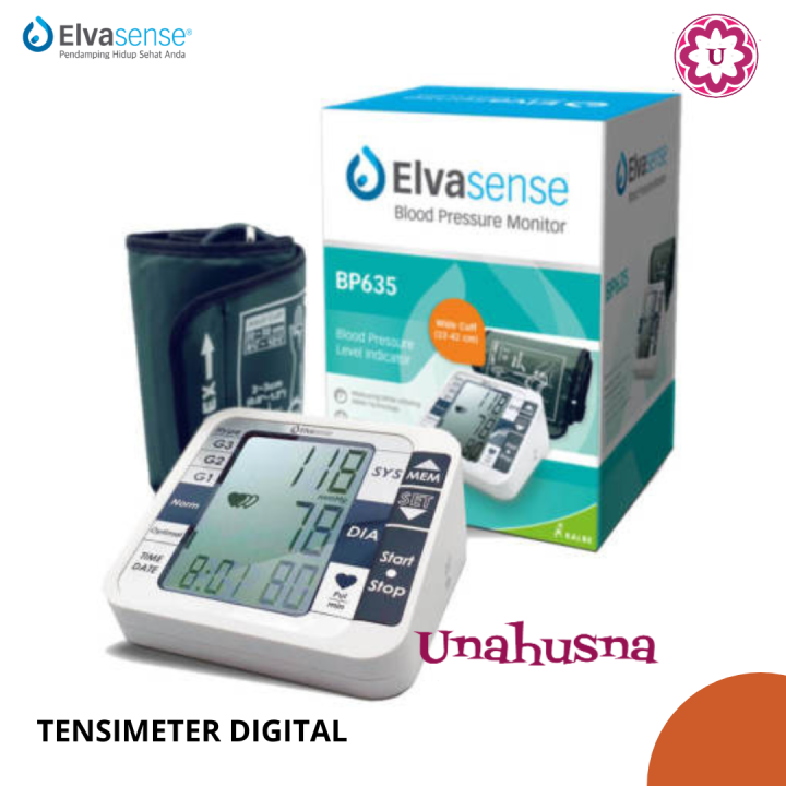 Elvasense Tensi Digital Tensimeter Alat Cek Tekanan Darah | Lazada ...