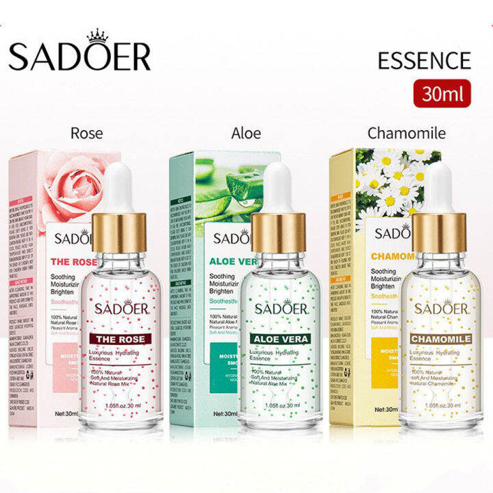 SADOER Luxurious Soothing Moisturizing Brighten Plant Natural Hydrating Essence Pore Shrinking ...