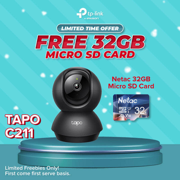 TP-Link Tapo C211 Pan/Tilt Home Security Wi-Fi Camera | Lazada PH
