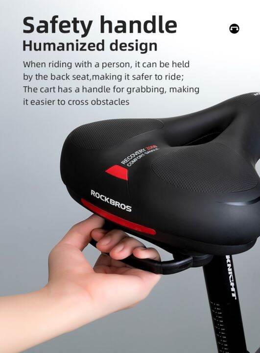 ROCKBROS Road Bike / MTB Saddle Rainproof PU Surface Soft Memory Sponge Shockproof Bike Seat MTB ...