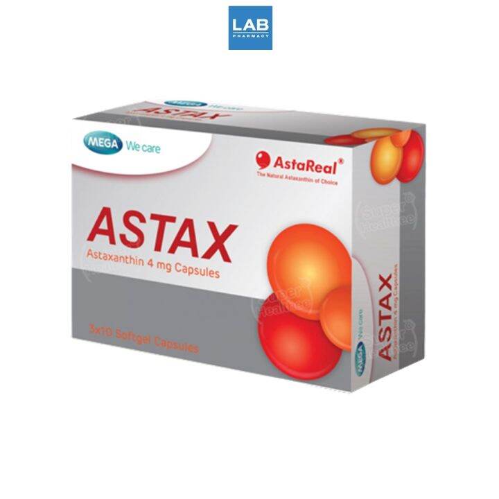 Mega We Care Astax Astaxanthin 4mg 30s.-เมก้า วี แคร์ แอสต้าแซนทีน 4 ...