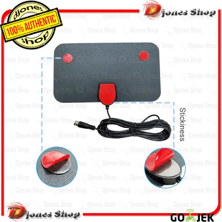 ANTENA TV DIGITAL INDOOR DVB T2 4K PENGUAT SINYAL DVB-T2 MAX ORIGINAL ...