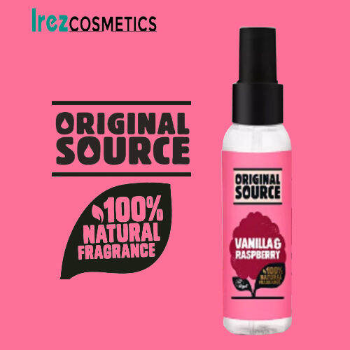 ORIGINAL SOURCE BODY MIST VANILLA & RASPBERRY | Lazada Indonesia