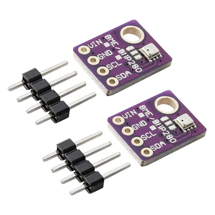 2X GY-BME280 I2C IIC Digital Breakout Barometric Humidity Sensor Module ...