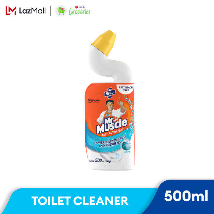 Mr Muscle Toilet Cleaner Marine 500ml | Lazada