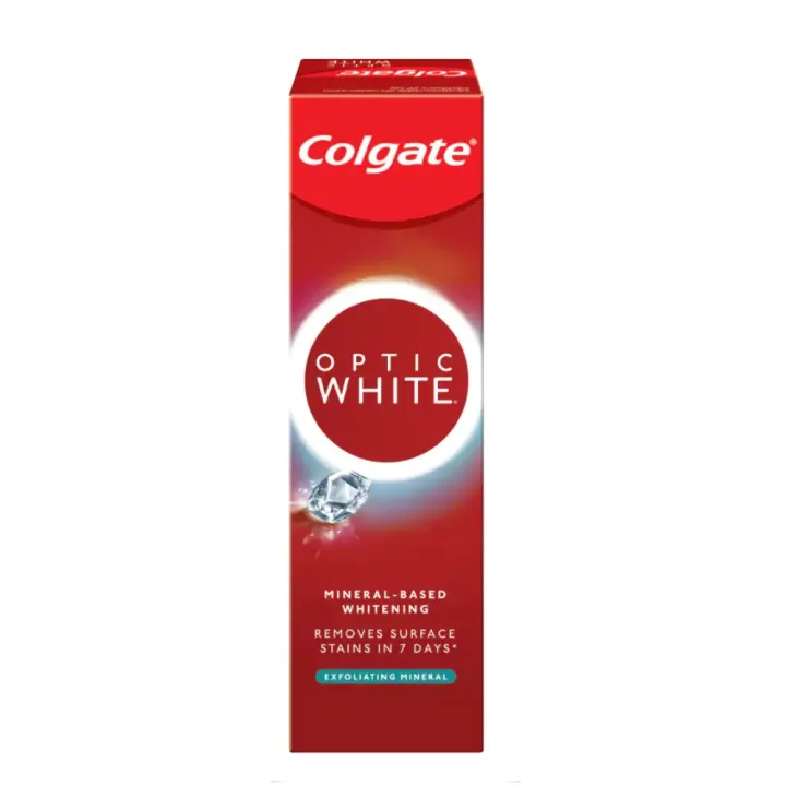 COLGATE Optic White Plus Shine Toothpaste 100 g. คอลเกต ยาสีฟัน อ๊อฟติค ...