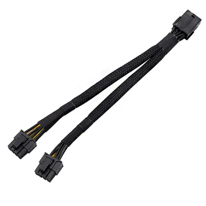 20cm GPU PCIE 8 Pin Female to Dual 2X8 (6+2) Pin Male PCI Express Power ...