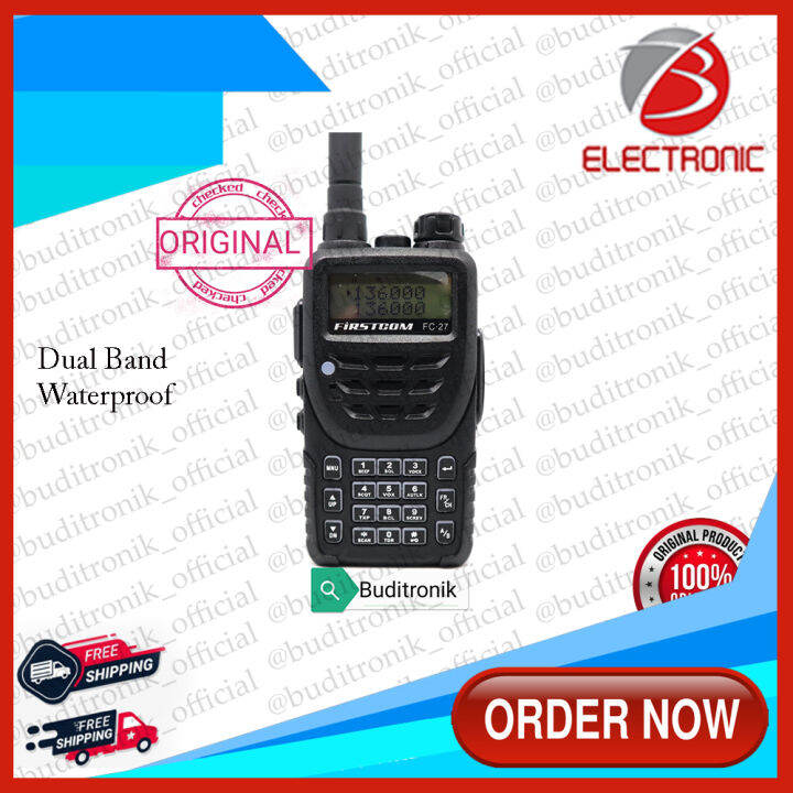 Radio Ht Firstcom Fc-27 / Fc27 Dualband Waterproof | Lazada Indonesia