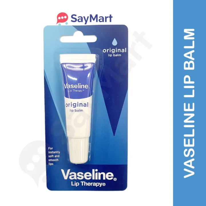 VASELINE LIP THERAPHY ORIGINAL BALM TUBE 10G | Lazada PH