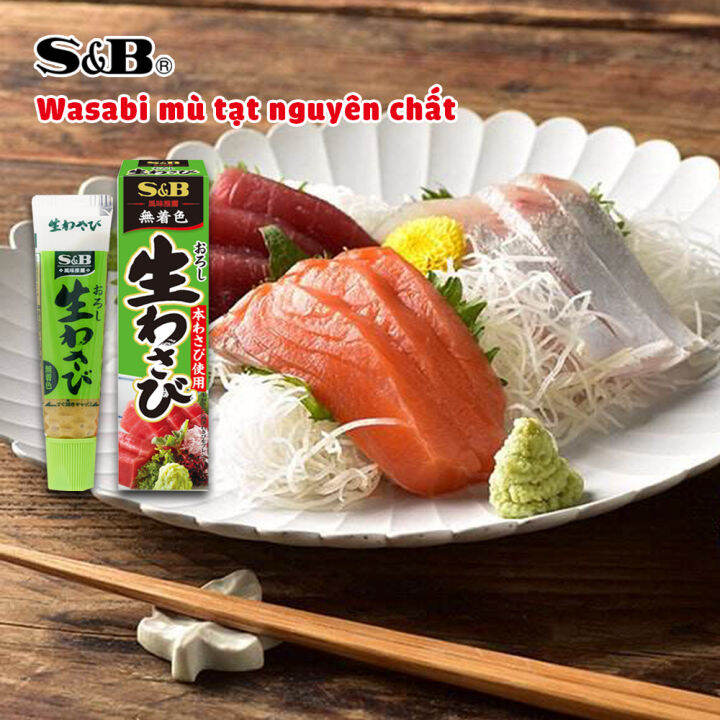 Mù tạt xanh S&B wasabi 43g | Lazada.vn
