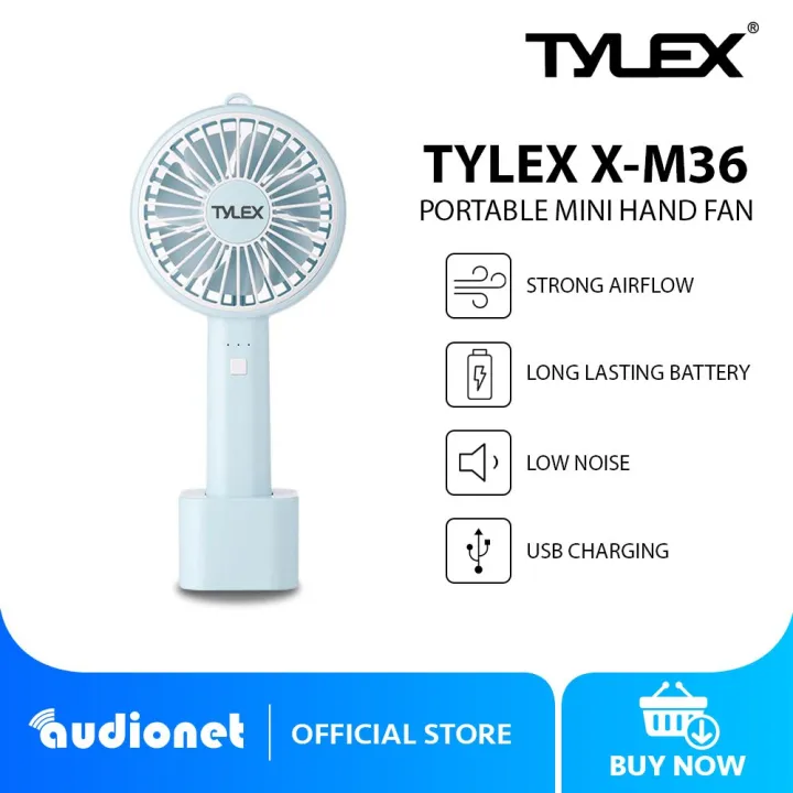 TYLEX X-M36 Portable Hand Held Rechargeable Mini Fan durable | Lazada PH