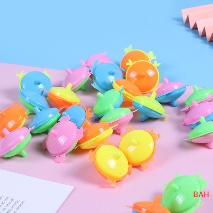 BAH Mini Cartoon Plastic Gyroscope Toy Colorful Nostalgic Miniature ...
