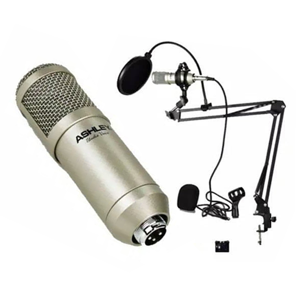 Mic Condensor ASHLEY STUDIO VOICE Original | Mic Podcast Mic Recording ... Mic Condensor ASHLEY STUDIO VOICE Original | Mic Podcast Mic Recording ...