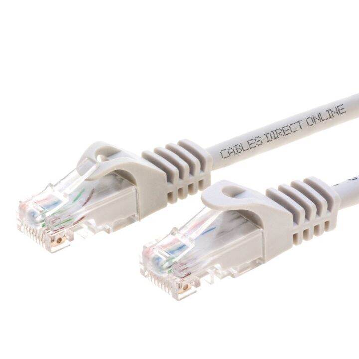 3M 5M 10M 15M 20M 25M 30M 40M RJ45 CAT5E Ethernet Patch Lan Network Internet Lan Cable Grey ...